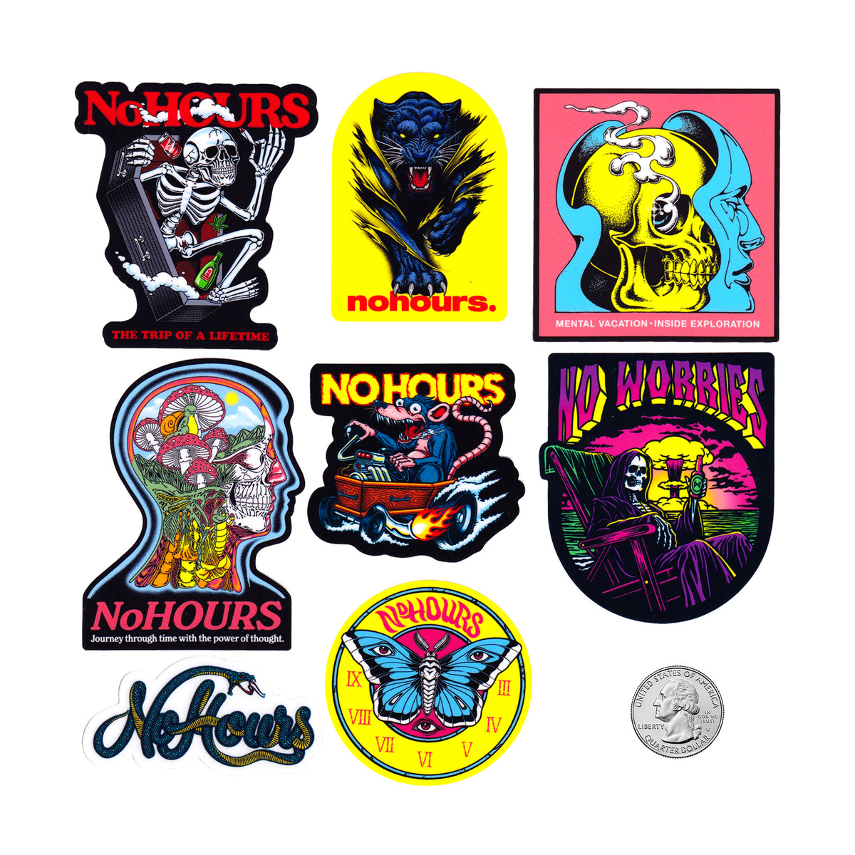Mini Sticker pack 1 – NoHours