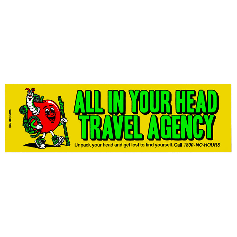 Travel Agency Bumper Sticker – NoHours